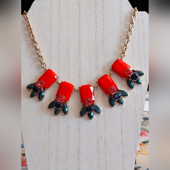 Talbots | Jewelry | Talbots Fun Chunky Mod Bold Statement Necklace ...